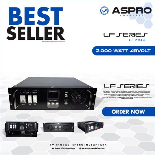 Jual ASPRO INVERTER RACKMOUNT LF SERIES ( LF2048) 2KW 48VDC - Kab ...