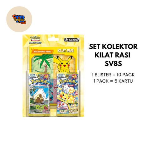Jual Kartu Pokemon Set Kolektor Kilat Rasi SV8S TCG Pokemon Indonesia - Jakarta Utara - Tedbox ...