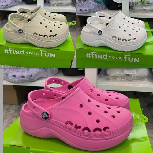 Jual Crocs classic Platform Baya clog / Crocs Platform / Sandal wanita ...