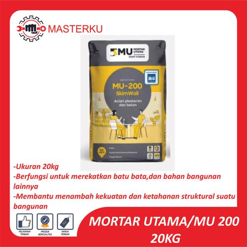 Jual Mortar Utama MU-200 SkimWall Acian Plester dan Beton 20Kg - Kota ...
