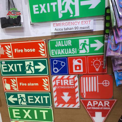 Jual RAMBU LALU LINTAS SAFETY 10CM X 10CM (PAPAN AKRILIK SAFETY) MURAHH ...