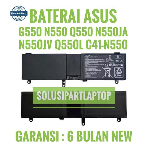 Jual BATERAI ASUS G550 N550 Q550 N550JA N550JV C41-N550 X47JV ORIGINAL ...