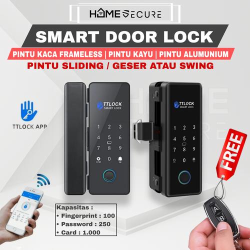 Promo Smart Door Lock Untuk Pintu Alumunium / Kayu GL-TTLock SEYVEN ...
