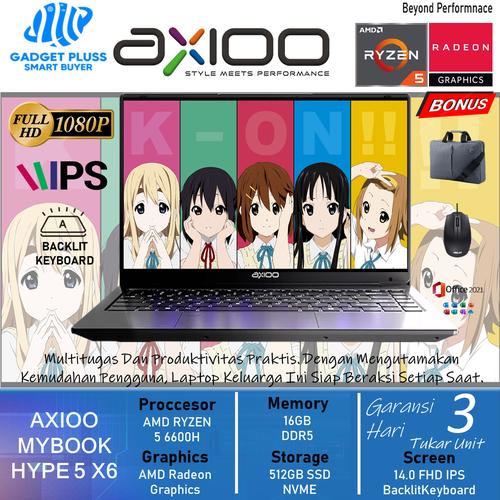 Jual Laptop Axioo Hype 5 x6 Amd Ryzen 5 6600H 16GB 512GB 14.0 FHD Windows11 Home - Hype 5 X6 ...