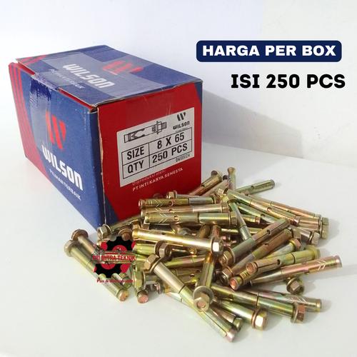 Jual Baut Beton / Dynabolt WILSON 8 x 65 ISI 250PCS PER BOX - Kab ...