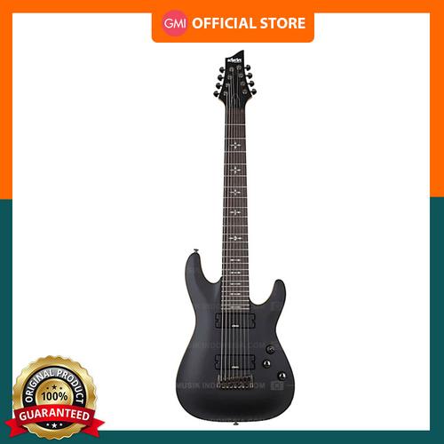 Jual Schecter Demon-8 8-String Electric Guitar Satin Aged Black ...
