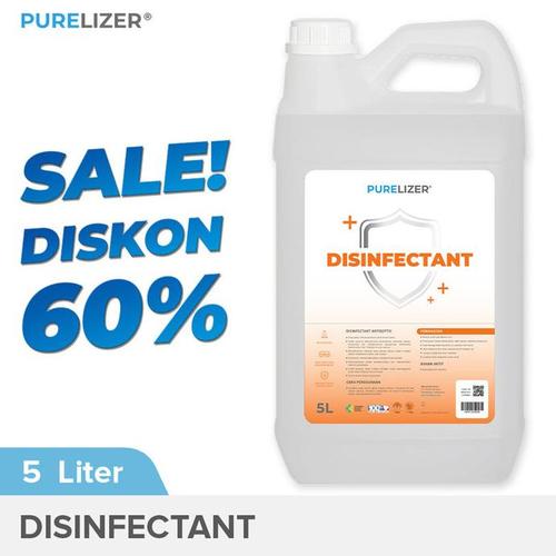 Jual Disinfektan 5 Liter PURELIZER Disinfectant Antiseptik 5L ...