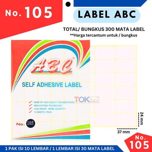 Jual Sticker Label No. 105 / Label Undangan - Jakarta Barat - Toko ...