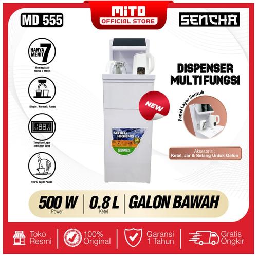 Jual MITO Water Dispenser Galon Air Multifungsi MD555 Sencha - Hitam ...