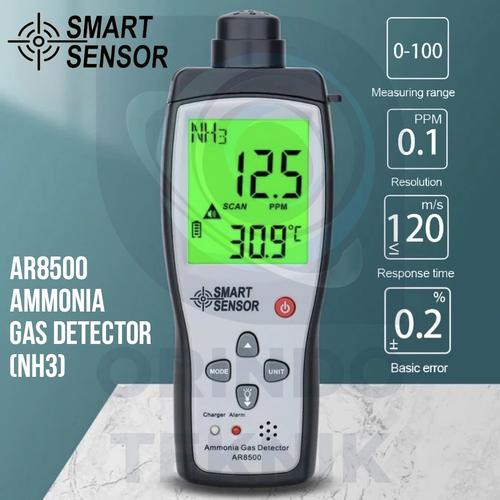 Jual Ammonia Gas Detector NH3 Smart Sensor AR8500 Amonia Tester AR 8500 ...