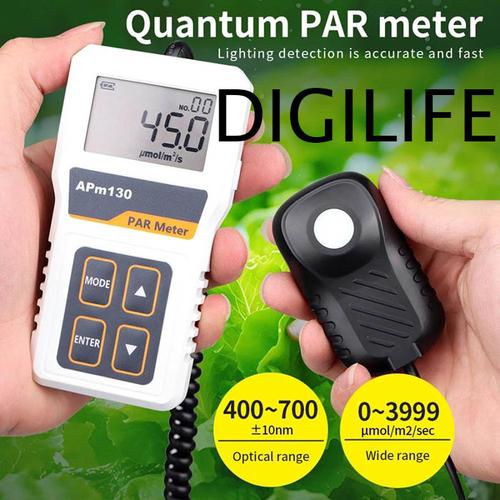 Jual Quantum PAR Meter Flux Tester APM130 Photosynthetically Active ...
