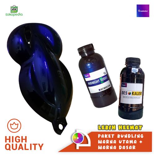 Jual Cat Motor Moonlight Blue Xiralic NC Ukuran Botol 200ml Paket ...