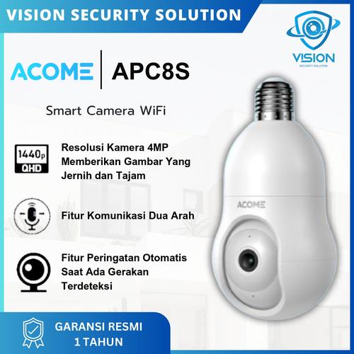 Jual Kamera Cctv IP Wireless Acome Outdoor APC8S 4MP Kamera Bohlam E27 - Kab. Tangerang - Vision ...
