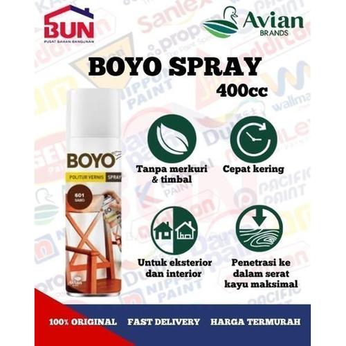 Jual PELITUR SPRAY KAYU JENDELA KUSEN AVIAN BOYO 400 CC CAT SEMPROT ...