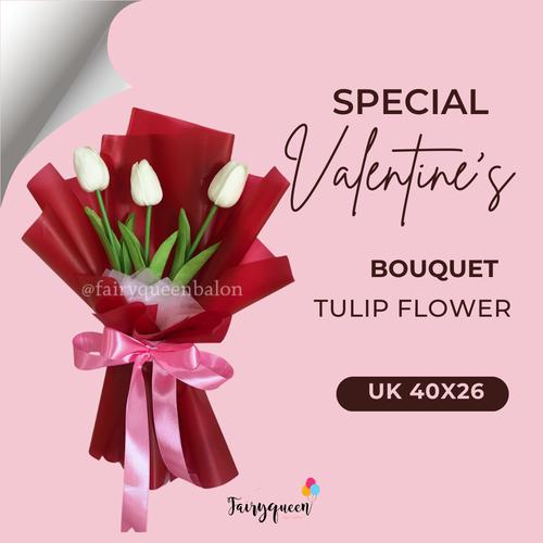 Jual NEW TULIP FLOWER BOUQUET / BUKET BUNGA TULIP / buket valentine ...
