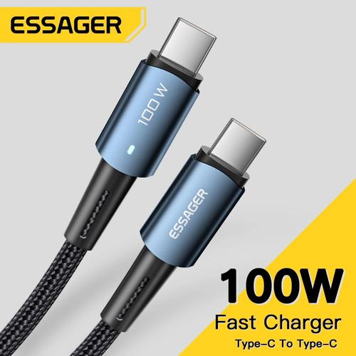 Promo Essager Kabel Charger Data PD 100W/60W 5A Type C to Type C ...