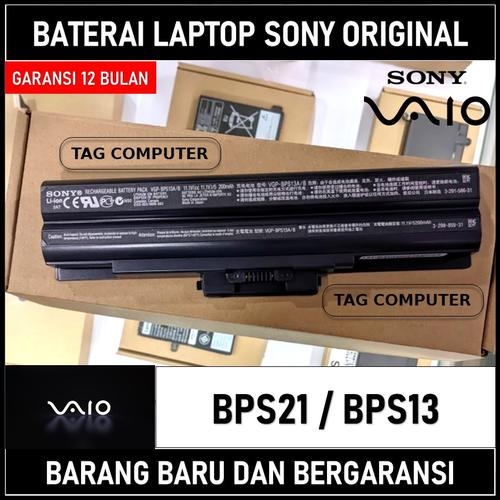 Jual BATERAI SONY VAIO VGN-SR VGN-CS VGN-FW, BPS13 BPS21 ORIGINAL (BLACK) - Jakarta Pusat - tag ...