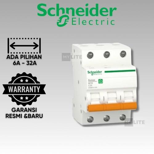 Jual Mcb schneider domae 6 ampere 10 ampere 16 ampere 20 ampere 25 ampere 32 ampere 40 ampere 50 ...