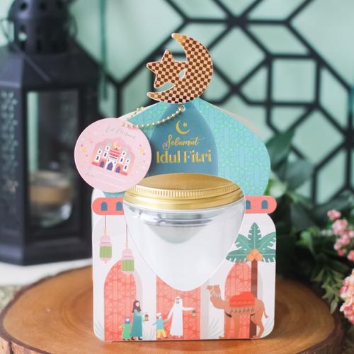 Jual Box Lebaran Aestehtic Muat 1 Toples Jar Ukuran 600ml Dus Bulan ...
