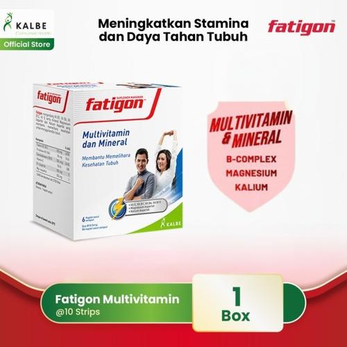 Promo Fatigon Multivitamin 1 Box isi 10 Strip x 6 Kaplet - 1 Box - Kota ...