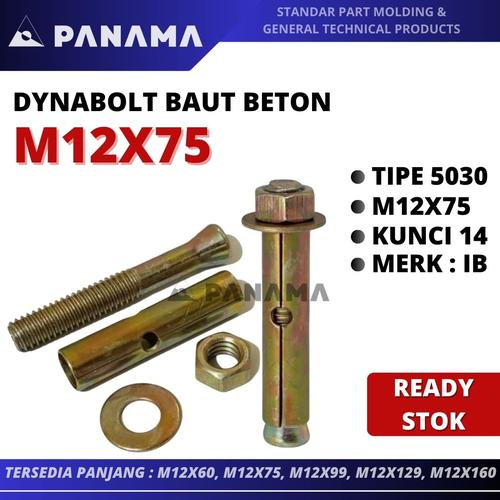 Jual Dynabolt M12 X 75 MM Dinabolt Baut Beton M12x75 mm - Jakarta Pusat ...