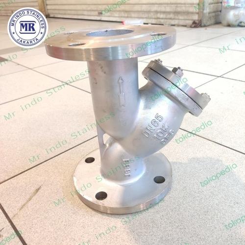 Jual YStrainer SS304 Flange JIS 10K 3" inch / Y Strainer SS 304 Flange ...