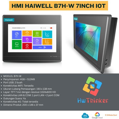 Jual Haiwell B7H-W 7inch 7 Inch 7in 7'' IoT Cloud HMI WIFI Layar Sentuh ...