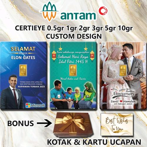 Promo Logam Mulia Emas ANTAM CUSTOM Design Gift Series Certieye ...