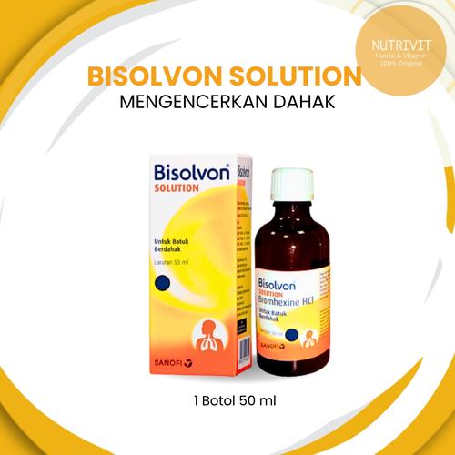 Jual BISOLVON SOLUTION 50ML OBAT BATUK BERDAHAK UNTUK NEBULIZER - Kota ...