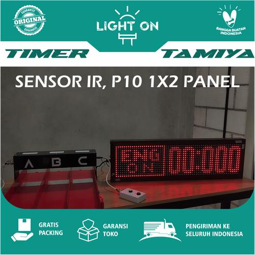 Jual LAP Timer Tamiya/MINI 4WD 3 jalur Sensor IR / Gerak, Display P10 2 ...