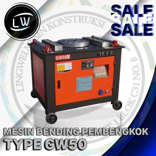 Jual MESIN BENDING BESI KAWAT BAJA GW50 / PEMBENGKOK BESI GW50 / BAR ...