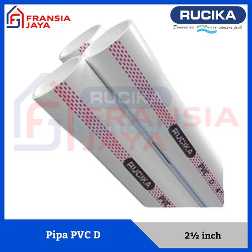 Jual Pipa PVC D 2.1/2 inch Meteran Rucika Pralon Quad SuryaFlo 2.5 inch - Kota Depok - TB ...