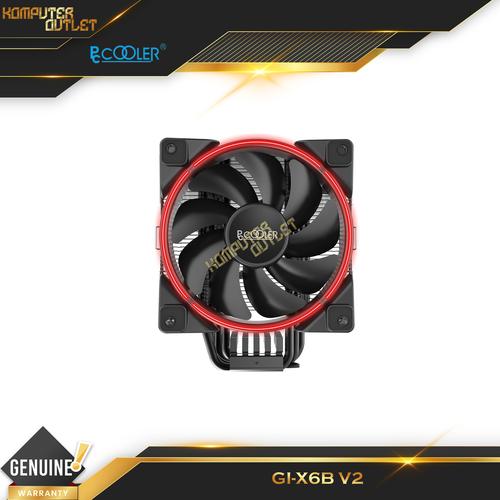 Jual PCCooler GI-X6B V2 Single Tower Fan | PC Cooler High Performance ...