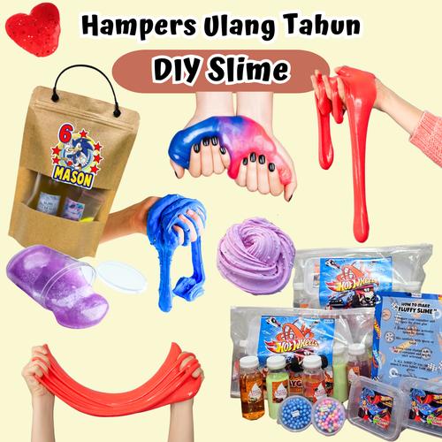 Promo KNB Hampers DIY Slime / Reguler Package Slime Kit / Hampers ...