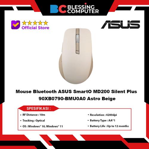 Promo Mouse Bluetooth ASUS SmartO MD200 Silent Plus 90XB0790-BMU0A0 ...