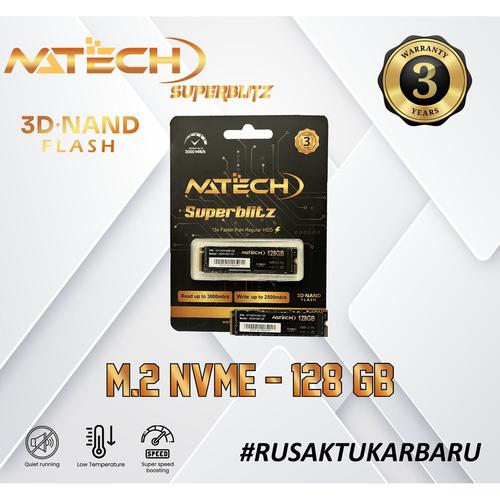 Jual SSD M2 NVME / M.2 NVME / M2NVME 128GB NATECH RESMI (GARANSI 3 TAHUN) - SSD ONLY - Kota ...