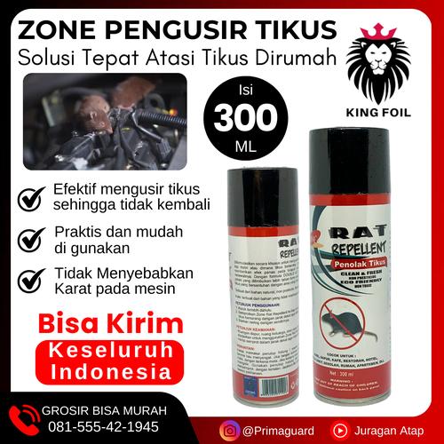 Jual Pengusir Tikus Semprot Praktis / Rat Repellent Spray 300 ml merk ...