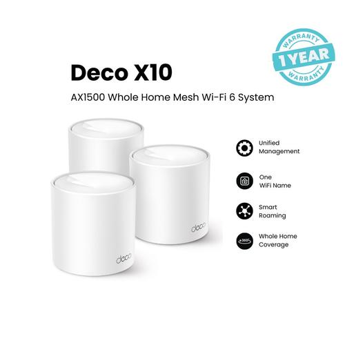 Jual TP-LINK DECO X10 AX1500 WHOLE HOME MESH WI-FI 6 SYSTEM - X10 1 ...