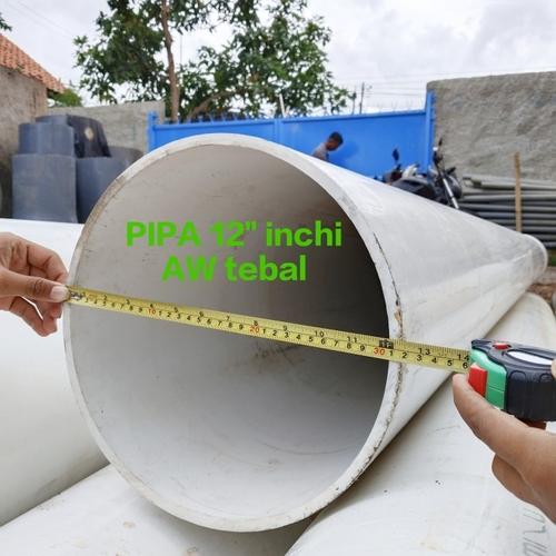 Jual pipa pvc 12 inchi type aw tebal 10 mm 20 cm - Kab. Subang - WBM ...