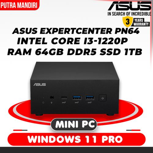 Jual MINI PC ASUS ExpertCenter PN64 Intel Core i3 1220P GEN 12 FULLSET WIN11 +RAM +SSD | ASUS ...