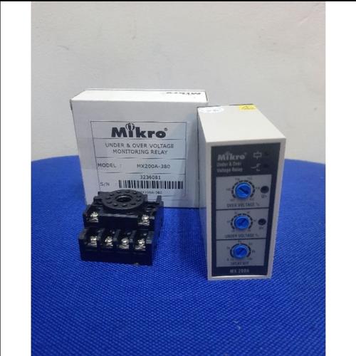 Jual MIKRO, MX200A , under & over voltage relay 3phase MIKRO, MX200A ...