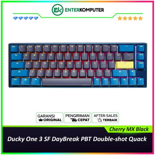 Promo Ducky One 3 SF DayBreak PBT Double-shot Quack Mechanical Gaming ...