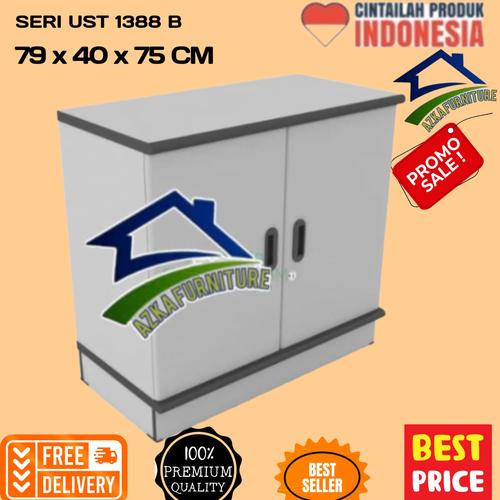 Jual Lemari Arsip pendek pintu panel || Uni office || Ust 1388 B || 2 ...