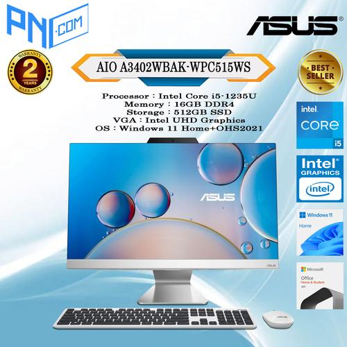 Jual ASUS AIO A3402WBAK-WPC515WS Intel Core i5-1235U 16GB 512GB SSD ...