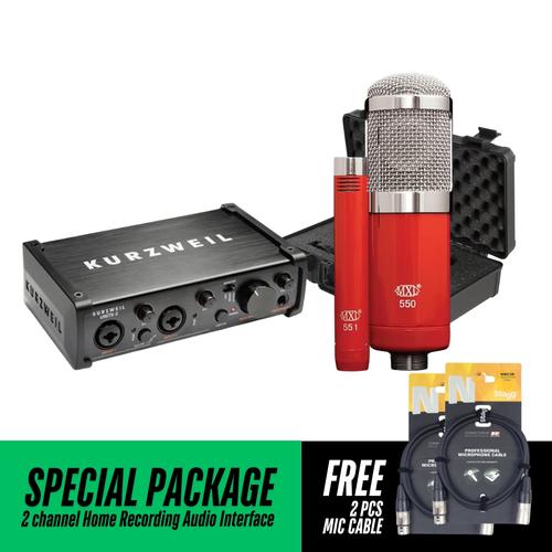 Promo Paket Promo 2 Channel Home Recording Audio Interface With Dual ...