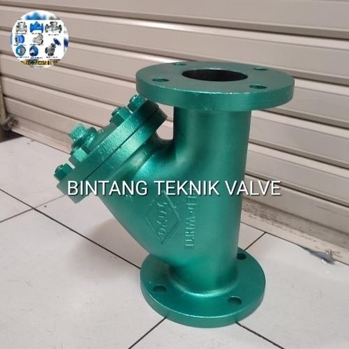 Jual Y STRAINER TOYO 2 1/2" INCH CAST IRON RED WHITE FLANGE 125-S 200 ...