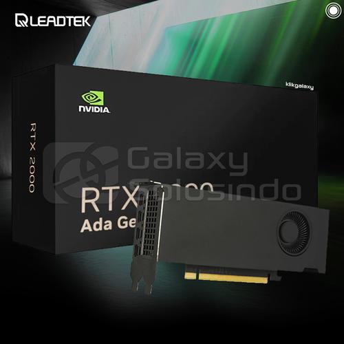Promo LEADTEK Nvidia Quadro RTX 2000 ADA Generation 16GB GDDR6 With ECC - VGA RTX2000 DDR6 Ada ...