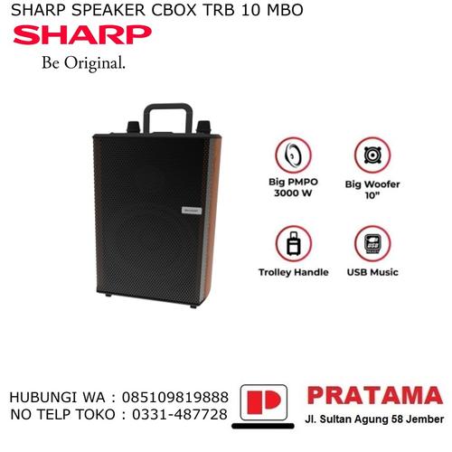 Jual SHARP SPEAKER ACTIVE CBOX TRB 10 MBO - Kab. Jember - Pratama ElectronicJember | Tokopedia