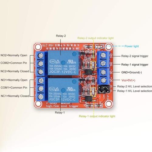Jual Modul Relay Active Aktif High Low Level Trigger 8Ch 8 Ch Chanel ...