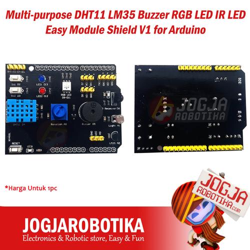 Jual Multi-purpose DHT11 LM35 Buzzer RGB LED IR LED Multipurpose Easy ...